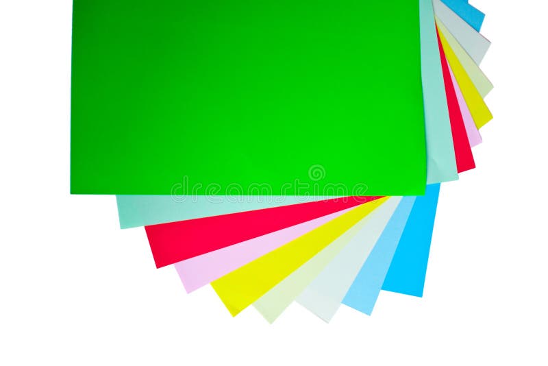 Fanning paper stock image. Image of colours, sheets, paper - 19944669