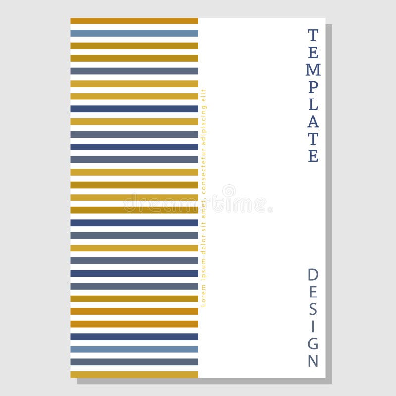 Colored Parallel Lines. the Idea for the Design of Title Pages, Covers ...