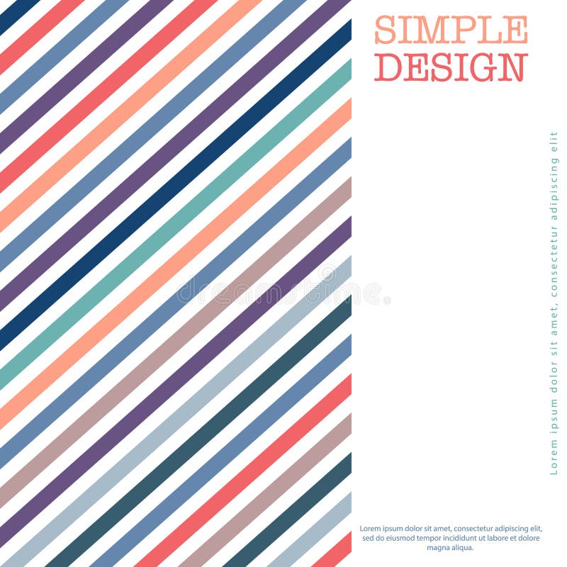 Colored Parallel Lines. the Idea for the Design of Title Pages, Covers ...