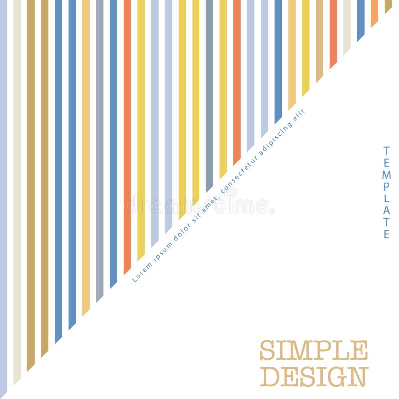 Colored Parallel Lines. the Idea for the Design of Title Pages, Covers ...