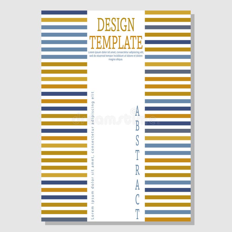 Colored Parallel Lines. the Idea for the Design of Title Pages, Covers ...