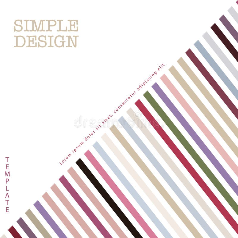 Colored Parallel Lines. the Idea for the Design of Title Pages, Covers ...