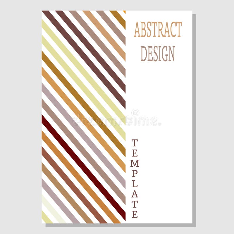 Colored Parallel Lines. the Idea for the Design of Title Pages, Covers ...