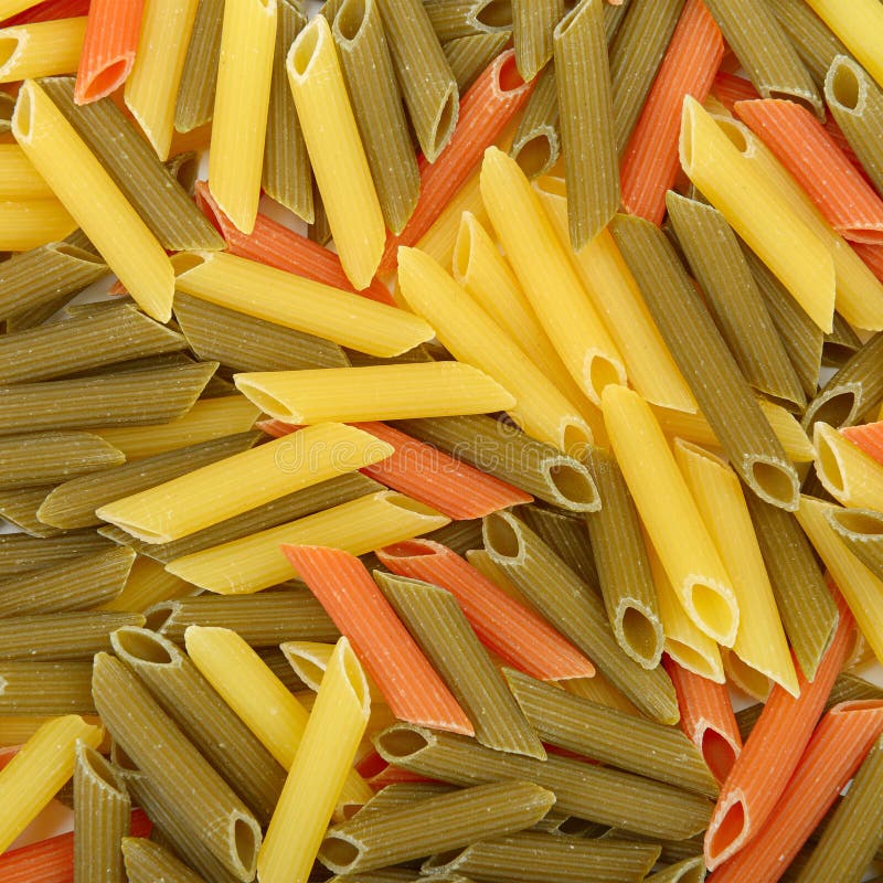 Colored pasta stock image. Image of eating, italian, food - 25170703