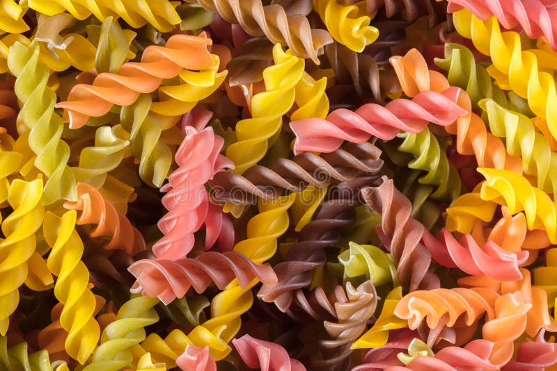 Colored Pasta Texture Close-up Stock Image - Image of culture ...