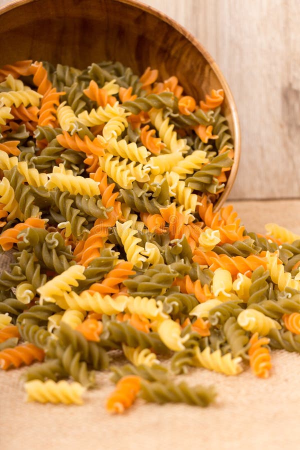Colored pasta stock photo. Image of detail, ingredient - 54349864
