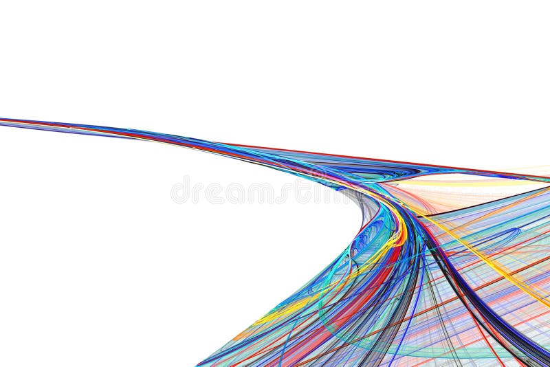 Colored path stock illustration. Illustration of motion - 3939382