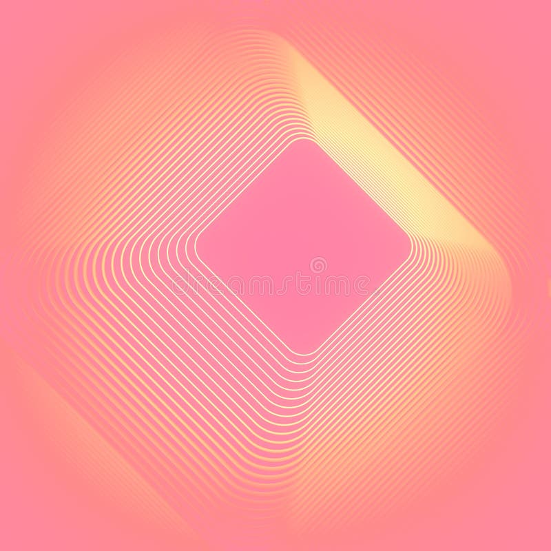 Colored Pattern of Lines, on a Pink Background. 3d Render Digital ...