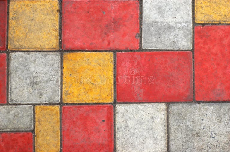 Colored Paving Slab Texture #1 Stock Image - Image of paving, pattern ...