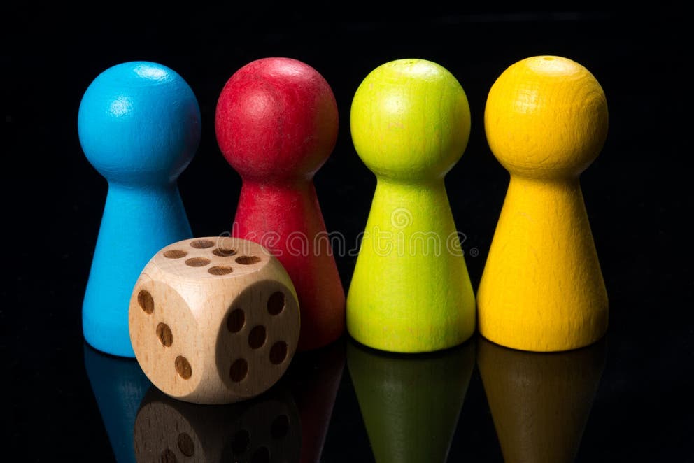 Colored pawns stock image. Image of process, conceptual - 91723407