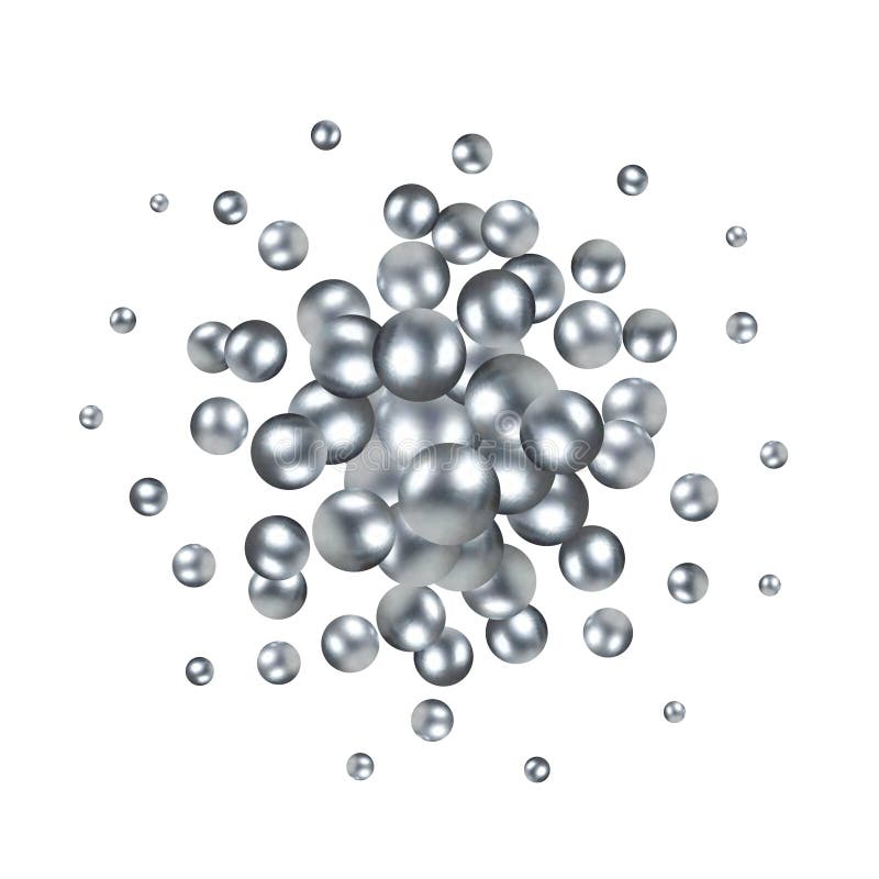 Colored Pearls. Abstract Vector Background. Eps 10 Stock Illustration ...