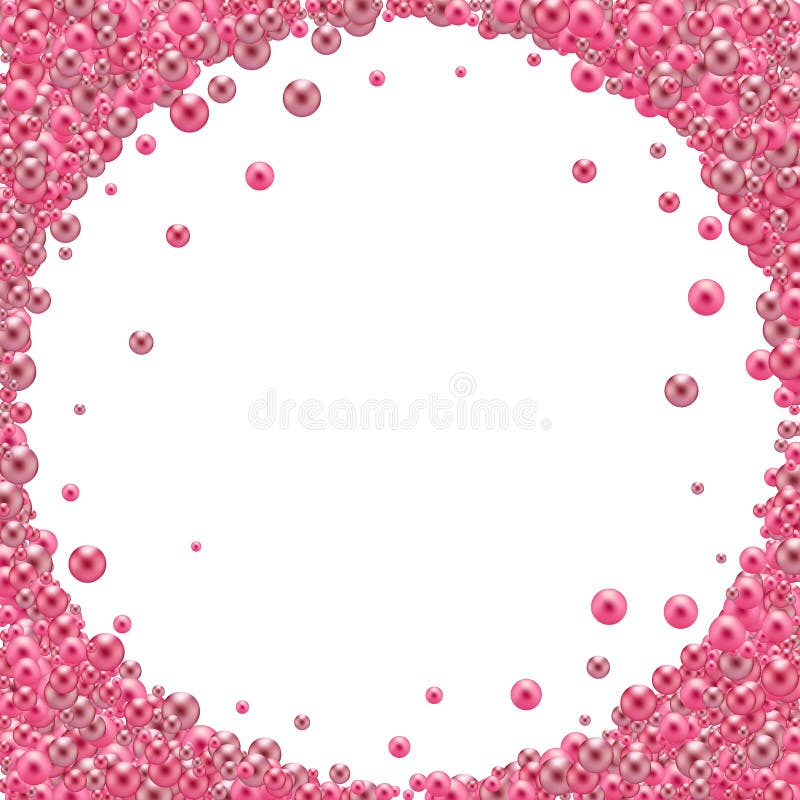 Colored Pearls. Abstract Vector Background. Festive Template. Eps 10 ...