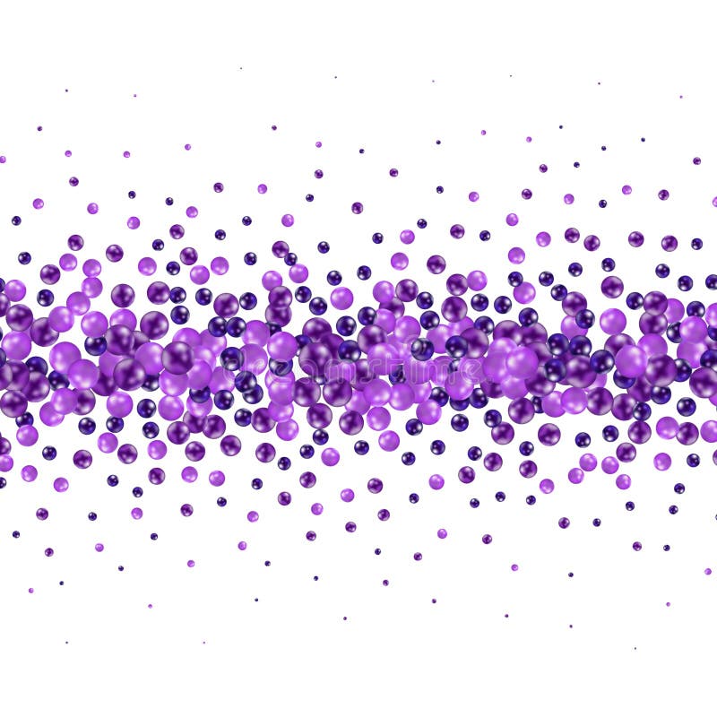 Colored Pearls. Abstract Background. Purple Balls. Eps 10 Stock ...