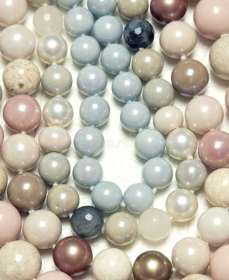 Colored pearls stock photo. Image of elegant, fashion - 112395748