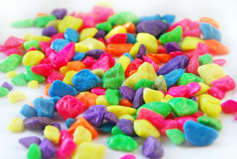 Colored Pebbles stock photo. Image of rocks, blue, multi - 6769534