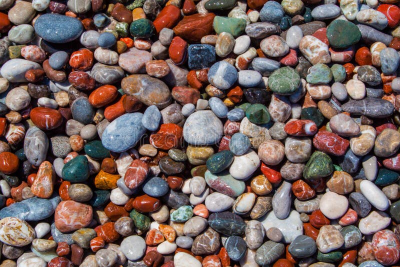 Colored pebbles stock image. Image of vacation, abstract - 119694567