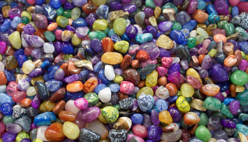 Rainbow Pebbles stock image. Image of pebble, ornamental - 56326285