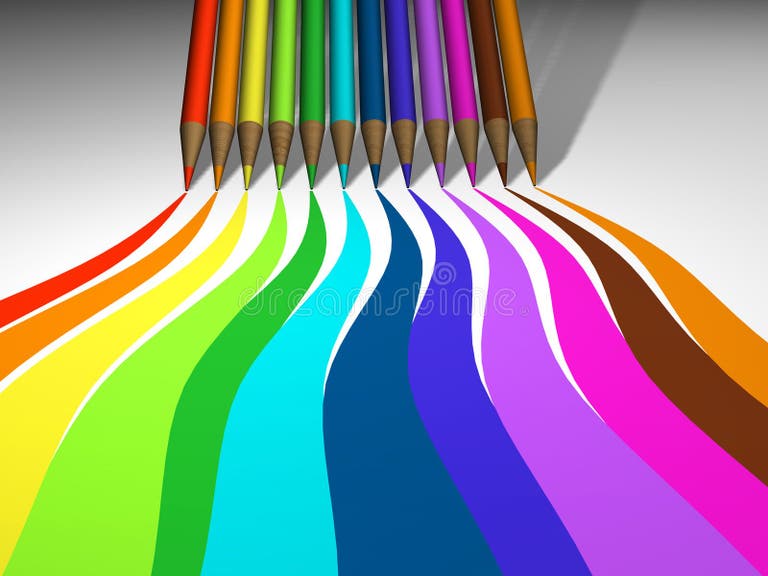Colored Pencil Drawing Color Lines Stock Illustrations – 1,148 Colored ...