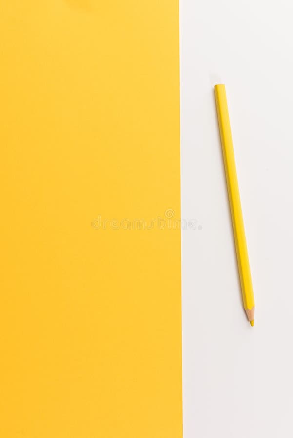 Colored Pencil on Color Paper Stock Image - Image of bright, coloured ...