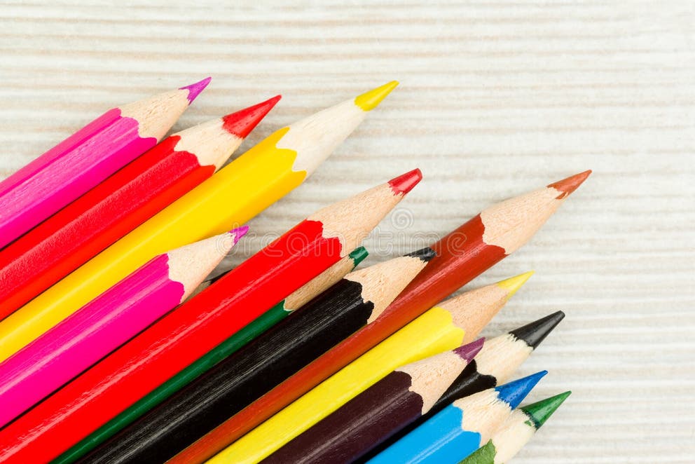 Colored pencils stock photo. Image of color, equipment - 99812492