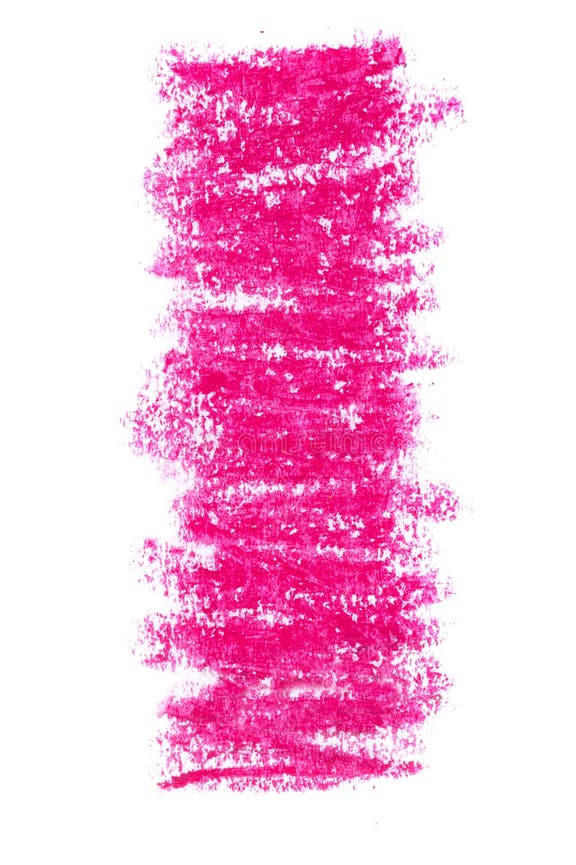 Colored Pencil Strokes Isolated on White Background Stock Image - Image ...