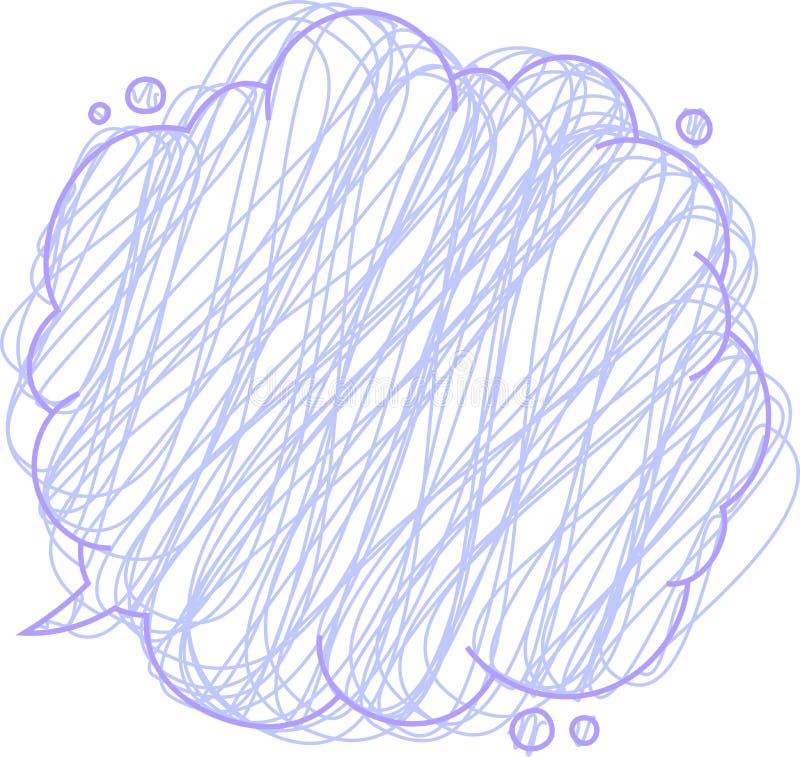 Colored Pencil Style Colorful Bubble Comic Callout Stock Vector ...