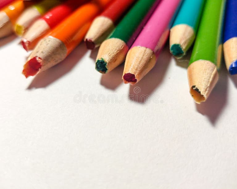 Colored Pencil Sharpener Fail Stock Photo - Image of macro ...