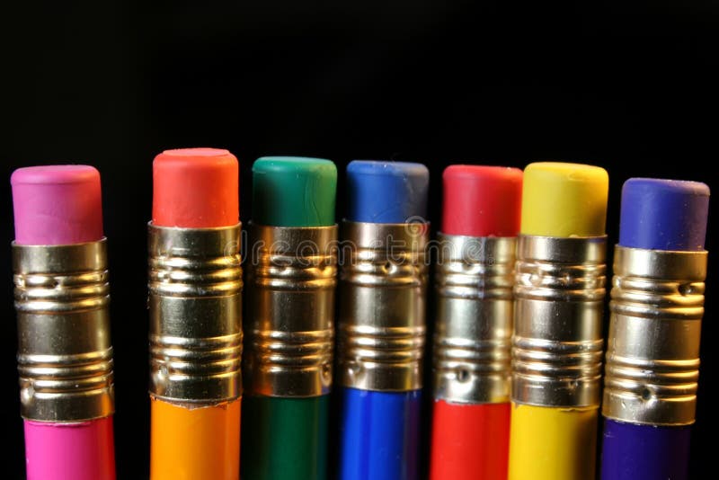 Colored Pencils (primary Colors) Stock Photo - Image of composition ...
