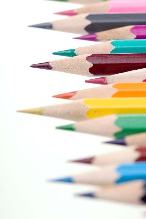 Colorful pencils stock image. Image of pencils, crayons - 2499407