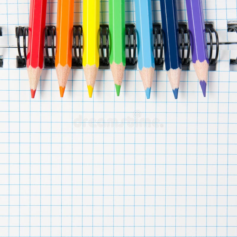 Colored pencils stock image. Image of multicolored, organizer - 21116647