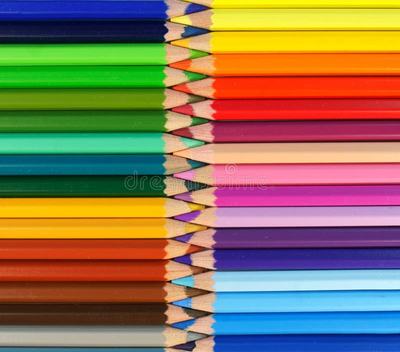 Colored Pencils Alphabet Font Type Handwritten Hand Draw Abc Letters ...