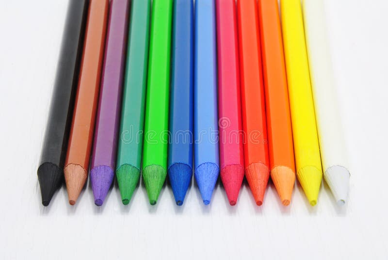 Colored pencils stock photo. Image of equipment, pastel - 25331430