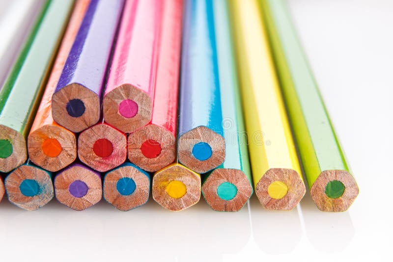 Colored pencils stock photo. Image of blue, multicolored - 58071584