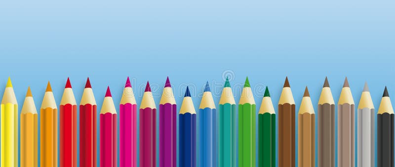 Pencils Header Stock Illustrations – 152 Pencils Header Stock ...