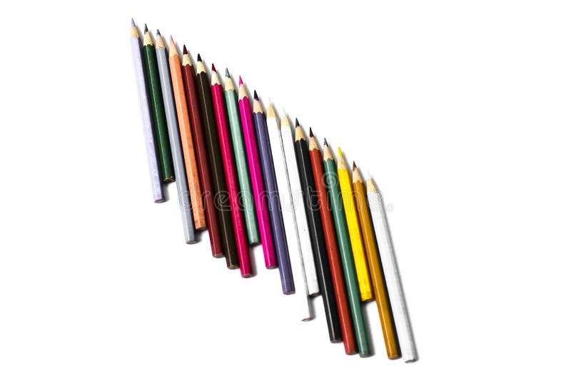 Colored pencils stock image. Image of brown, education - 43362225
