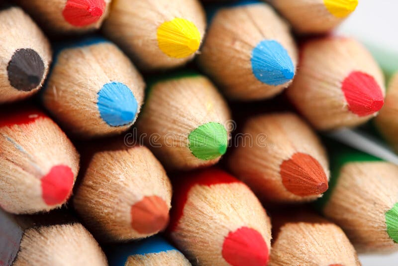 Colored Pencils,macro Picture. Image: 8391465