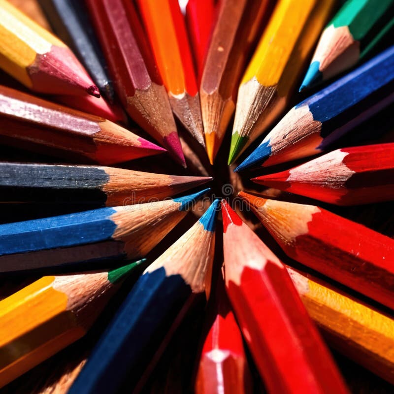 Colored Pencils Multicolored Drawing Instruments for Art, Various ...