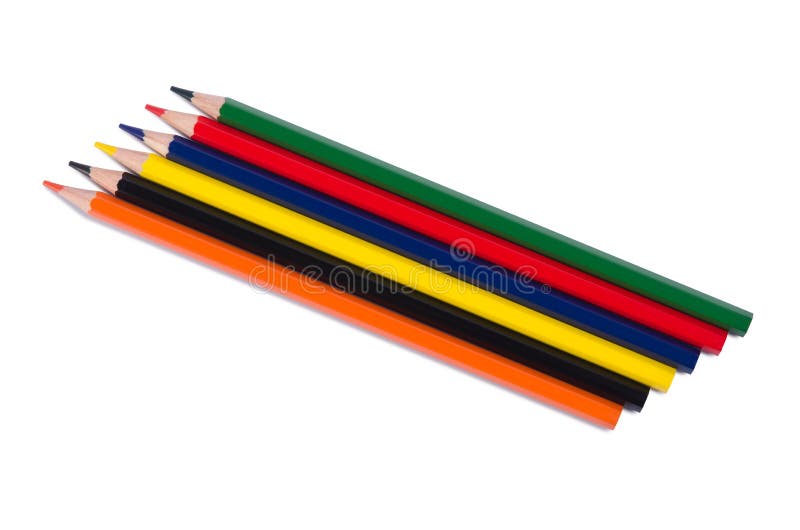 Colored Pencils and a Notebook Stock Photo - Image of creativity ...