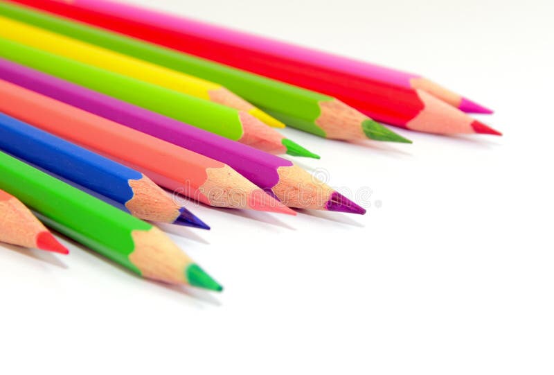 Colored pencils stock photo. Image of metaphor, crayon - 39125152