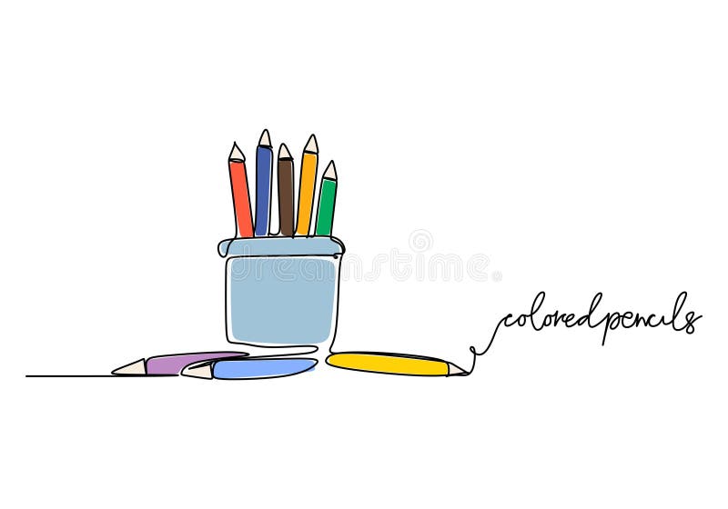 Continuous Line Children Education Stock Illustrations – 312 Continuous ...
