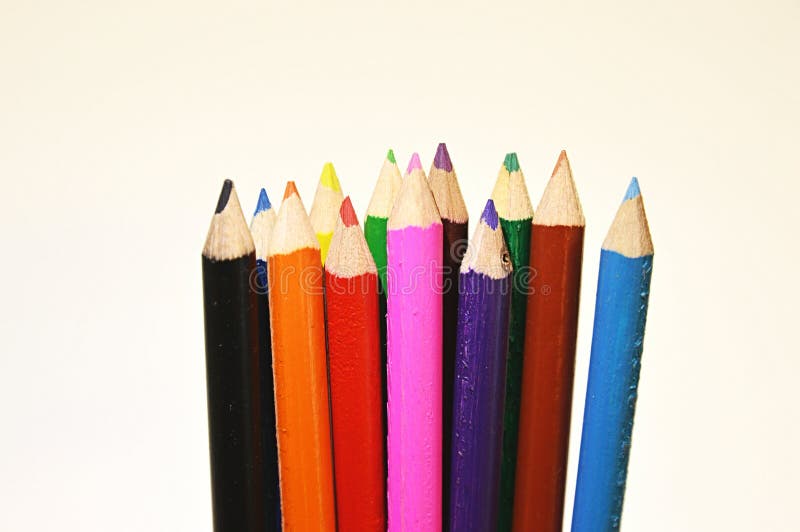 Colored pencils school stock photo. Image of pencils - 107908302