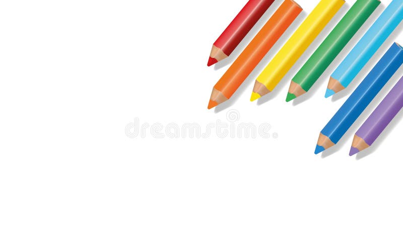 Colored pencils stock vector. Illustration of account - 335987020