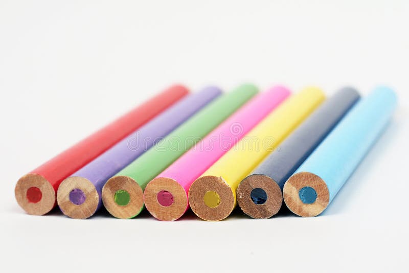 Colored pencils stock photo. Image of colour, children - 30681374
