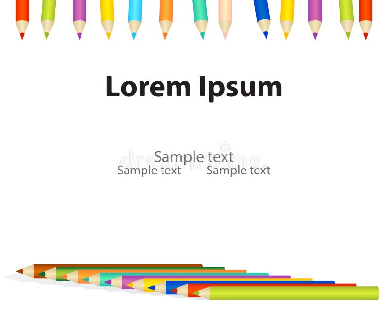 Pencil Border Table Top Stock Illustrations – 114 Pencil Border Table ...