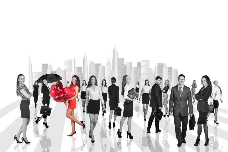 Colored people stock image. Image of businessperson, black - 57220477