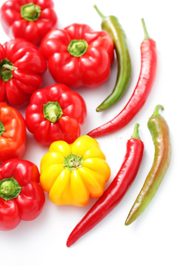 Colored peppers stock image. Image of ripe, sweet, fresh - 40962497