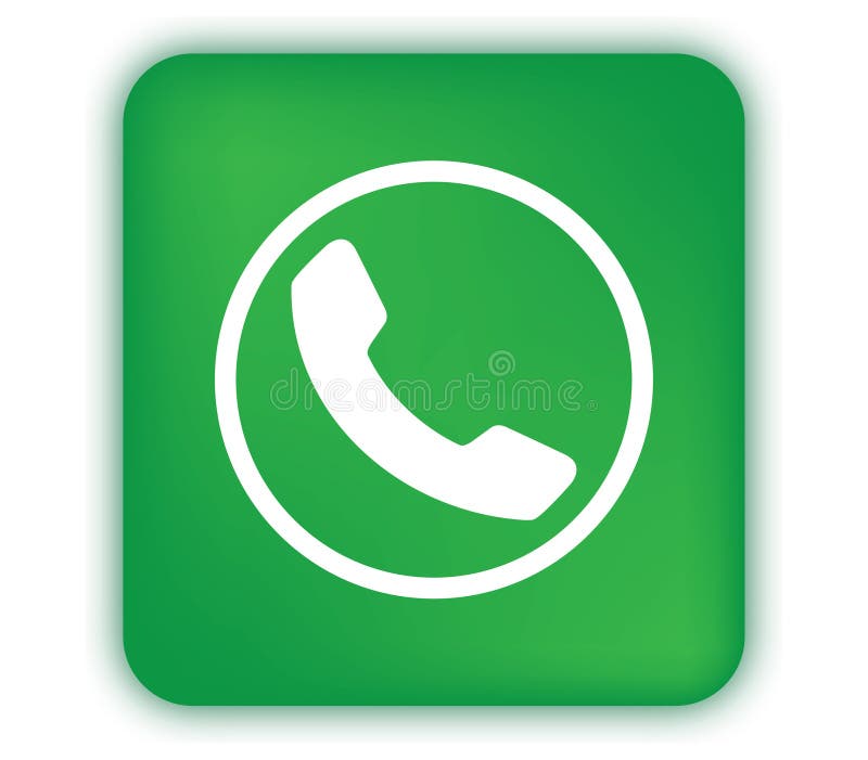 Colored Phone Icon Design stock illustration. Illustration of cell ...