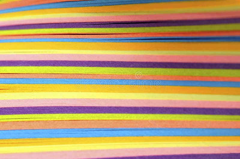Colored pieces of paper stock image. Image of close - 103166633