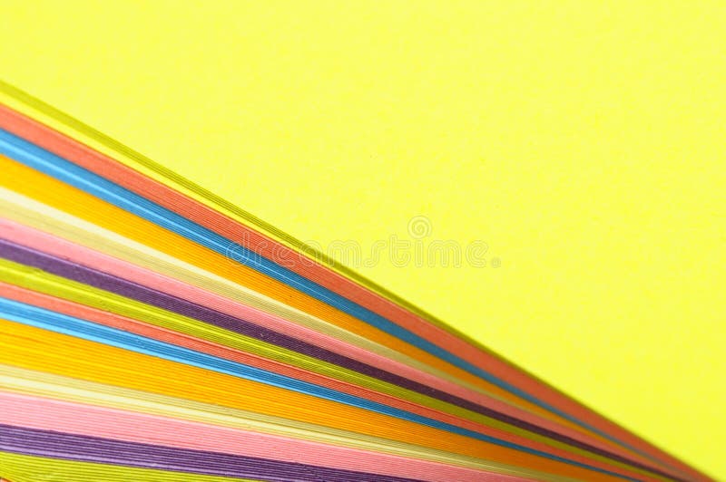 Colored pieces of paper stock photo. Image of background - 33319348