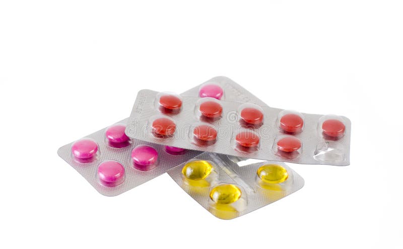 Colored pills stock image. Image of healthy, healthcare - 12071799